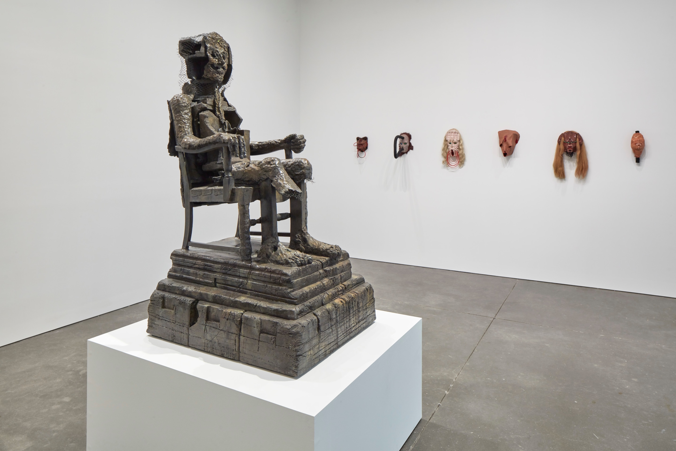 Huma Bhabha - They Live - Public Exhibitions - David Kordansky Gallery