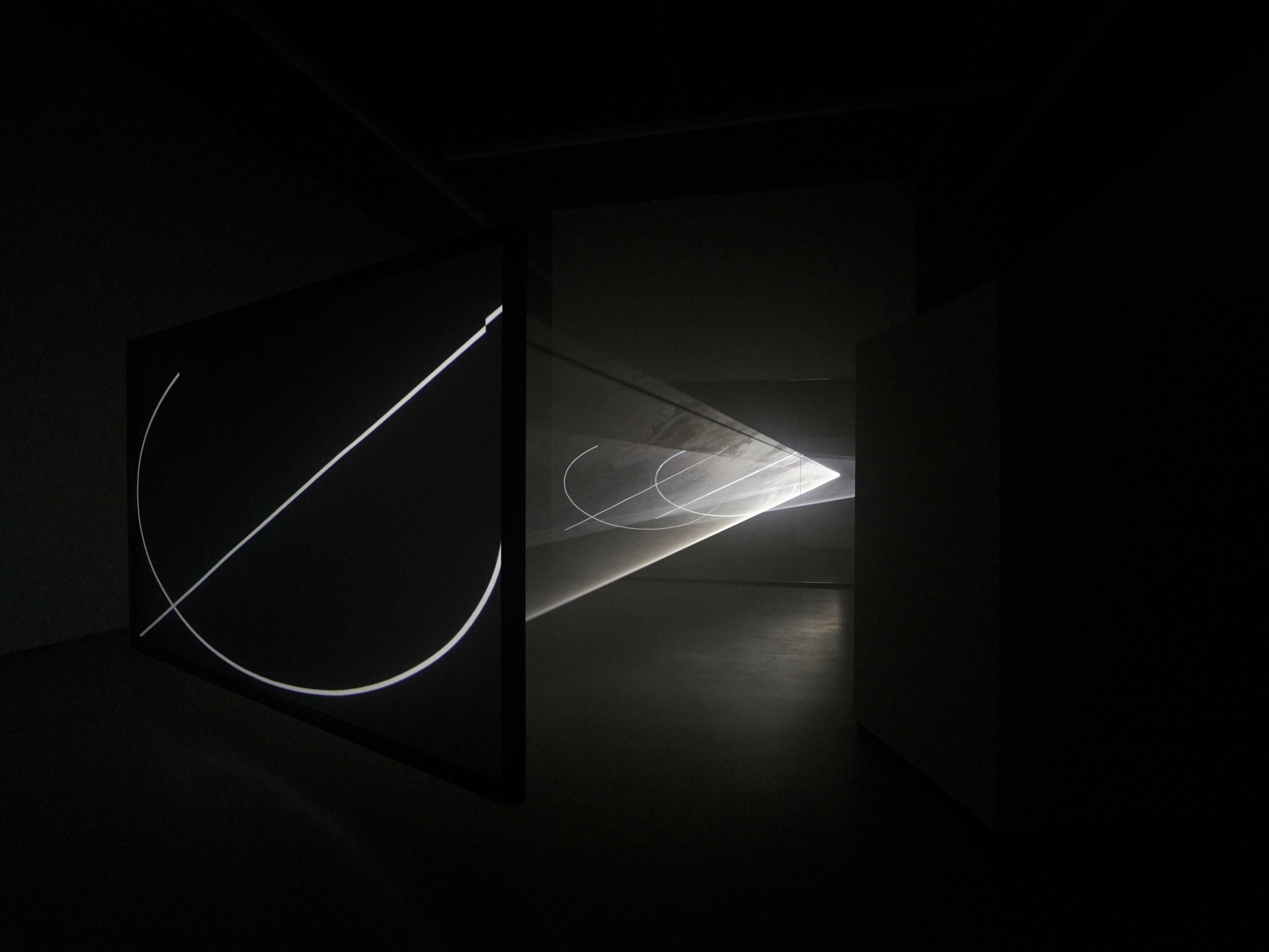 Anthony McCall - New Solid Light Works and Early Drawings - Exhibitions - Sean Kelly Gallery