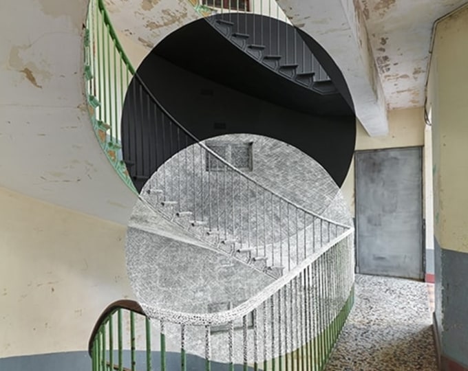 Georges Rousse’s art photography - Anamorphic optical illusions