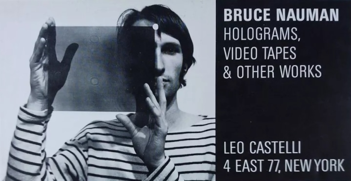 Bruce Nauman - Holograms Videotapes and Other Works - Exhibitions ...